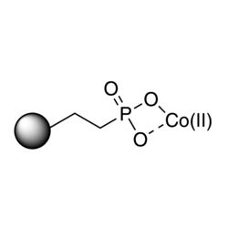 Cobalt(II) ethyl/butyl phosphonate Silica (PhosphonicS POCo) 08-27-0900