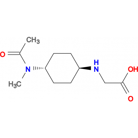 (1R,4R)-[4-(Acetyl-methyl-amino)-cyclohexylamino]-acetic acid 10-084953