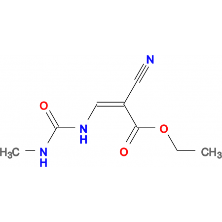 Ethyl (2Z)-2-cyano-3-[(methylcarbamoyl)amino]prop-2-enoate 10-180678
