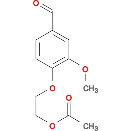 2-(4-formyl-2-methoxyphenoxy)ethyl acetate 10-315470