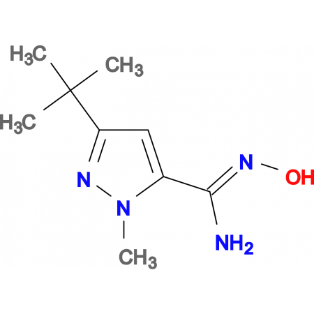 3-tert-Butyl-N-hydroxy-1-methyl-1H-pyrazole-5-carboxamidine 10-317574
