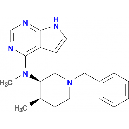 N-((3R,4R)-1-Benzyl-4-methylpiperidin-3-yl)-N-methyl-7H-pyrrolo[2,3-d]pyrimidin-4-amine 10-321464