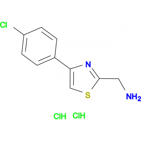 {[4-(4-chlorophenyl)-1,3-thiazol-2-yl]methyl}amine dihydrochloride 10-391350