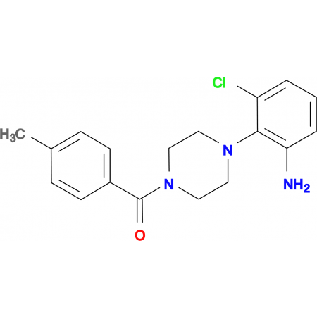 {3-Chloro-2-[4-(4-methylbenzoyl)piperazin-1-yl]phenyl}amine 10-392161