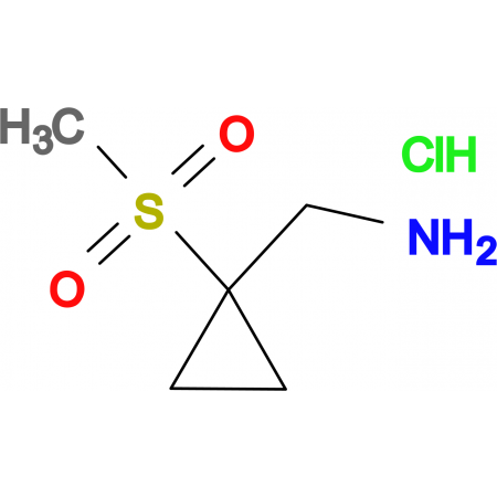 {[1-(Methylsulfonyl)cyclopropyl]methyl}amine hydrochloride 10-392602
