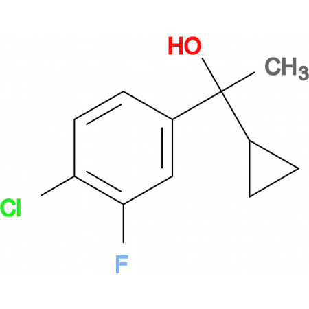 1-(4-Chloro-3-fluorophenyl)-1-cyclopropyl ethanol 10-393680