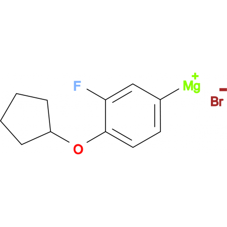 4-Cyclopentyloxy-3-fluorophenylmagnesium bromide, 0.5M 2-MeTHF 10-399748
