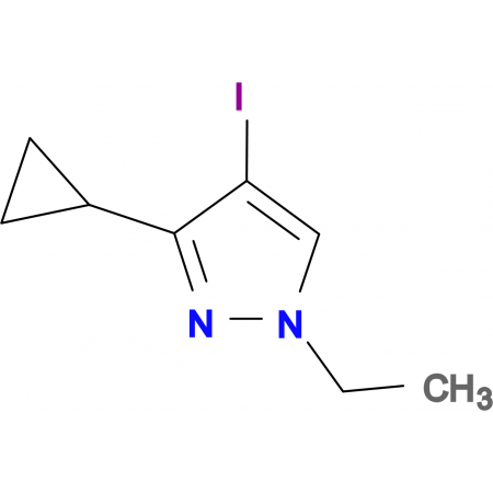 3-cyclopropyl-1-ethyl-4-iodo-1H-pyrazole 10-429016 | CymitQuimica