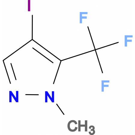 4-iodo-1-methyl-5-(trifluoromethyl)-1H-pyrazole 10-429215