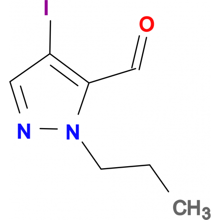 4-iodo-1-propyl-1H-pyrazole-5-carbaldehyde 10-429286