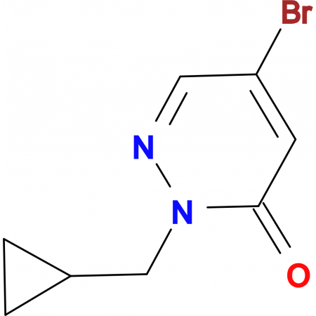 5-Bromo-2-(cyclopropylmethyl)pyridazin-3(2H)-one 10-476480