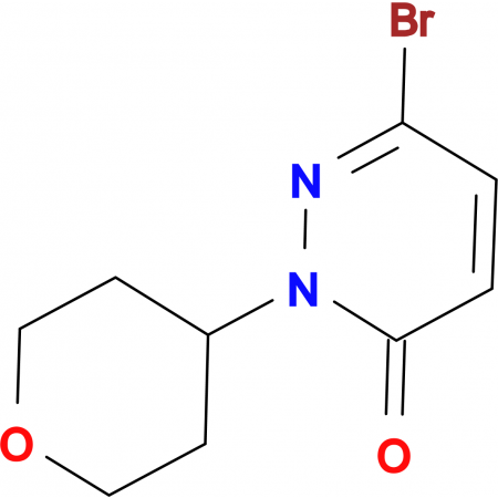 6-Bromo-2-(tetrahydro-2H-pyran-4-yl)pyridazin-3(2H)-one 10-476524