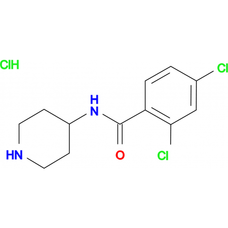 2,4-Dichloro-N-piperidin-4-yl-benzamide;hydrochloride 10-478442