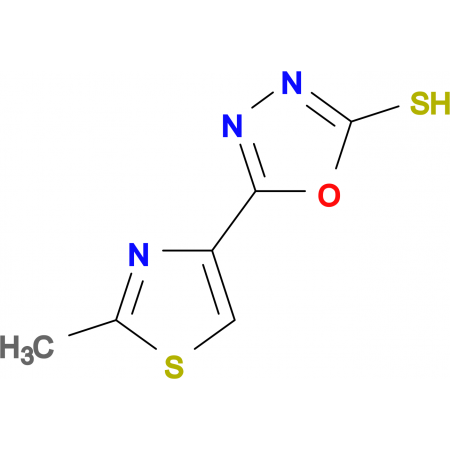 5-(2-Methyl-thiazol-4-yl)-[1,3,4]oxadiazole-2-thiol 10-478593