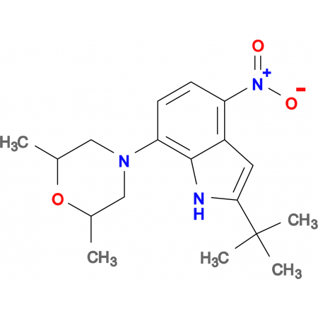 2-TERT-BUTYL-7-(2,6-DIMETHYLMORPHOLIN-4-YL)-4-NITROINDOLE 10-478728