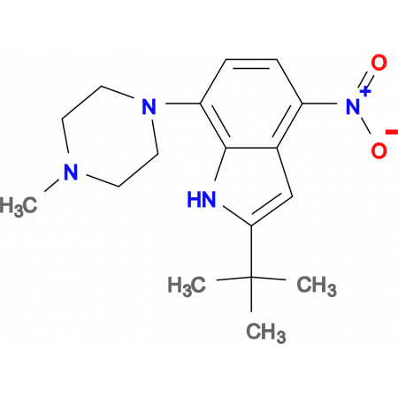 2-TERT-BUTYL-7-(4-METHYLPIPERAZIN-1-YL)-4-NITROINDOLE 10-478729