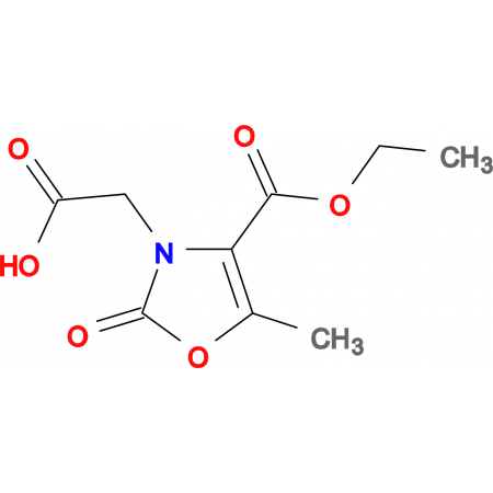 3-Carboxymethyl-5-methyl-2-oxo-2,3-dihydro-oxazole-4-carboxylic acid ethyl ester 10-480896