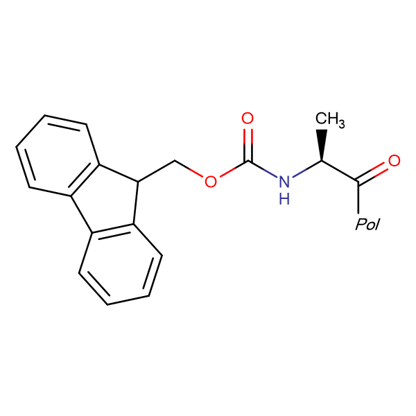 Fmoc-L-alanine 4-alkoxybenzyl alcohol resin 10-4… | Cymit Química S.L.
