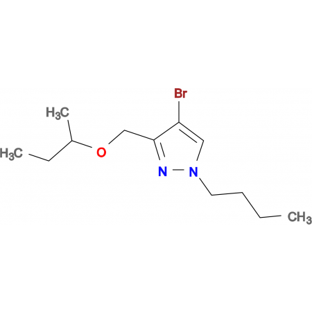 4-bromo-3-(sec-butoxymethyl)-1-butyl-1H-pyrazole 10-508726