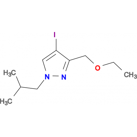 3-(ethoxymethyl)-4-iodo-1-isobutyl-1H-pyrazole 10-508753