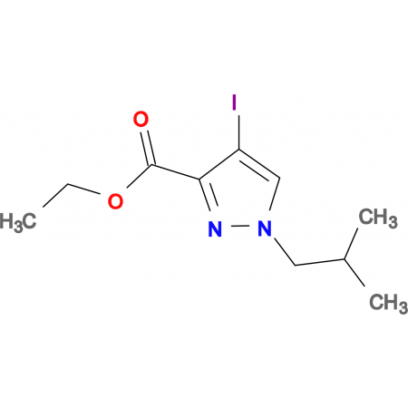 ethyl 4-iodo-1-isobutyl-1H-pyrazole-3-carboxylate 10-508850
