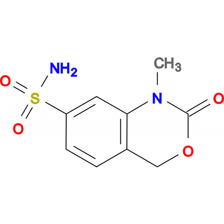 1-Methyl-2-oxo-1,4-dihydro-2H-benzo[d][1,3]oxazine-7-sulfonic acid amide 10-521812