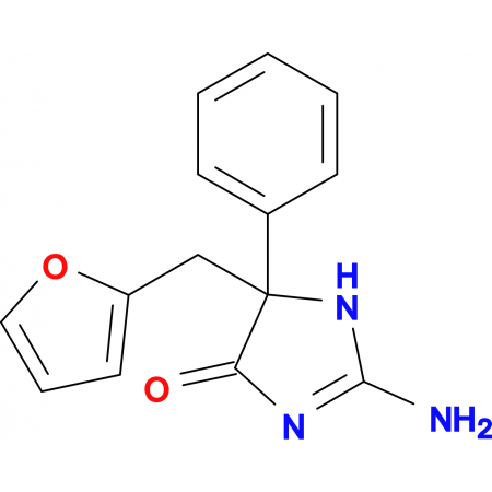 2-amino-5-[(furan-2-yl)methyl]-5-phenyl-4,5-dihydro-1H-imidazol-4-one 10-522120