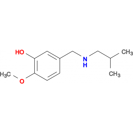 2-methoxy-5-{[(2-methylpropyl)amino]methyl}phenol 10-523317