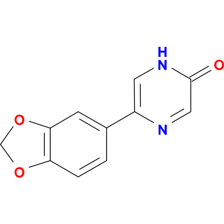 5-(2H-1,3-benzodioxol-5-yl)-1,2-dihydropyrazin-2-one 10-526616