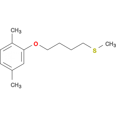 4-(2,5-Dimethylphenoxy)butyl methyl sulfide 10-542687