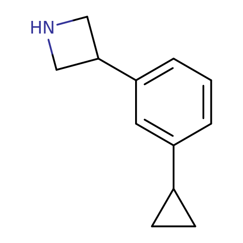 3-(3-Cyclopropylphenyl)azetidine 3D-EPD32737 | CymitQuimica