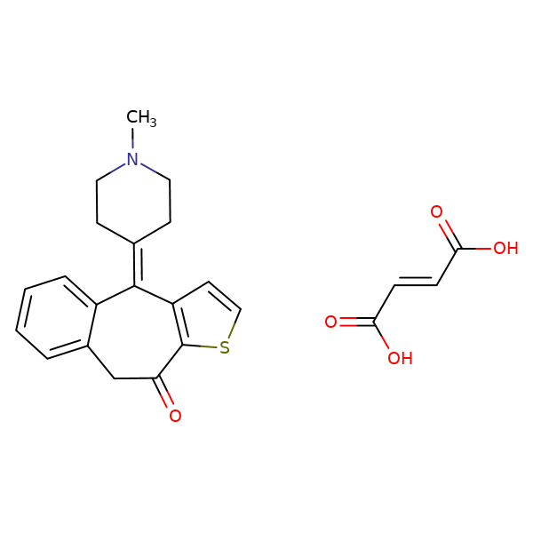 Ketotifen fumarate 34580-14-8 3D-FK01539 | Cymit Química S.L.