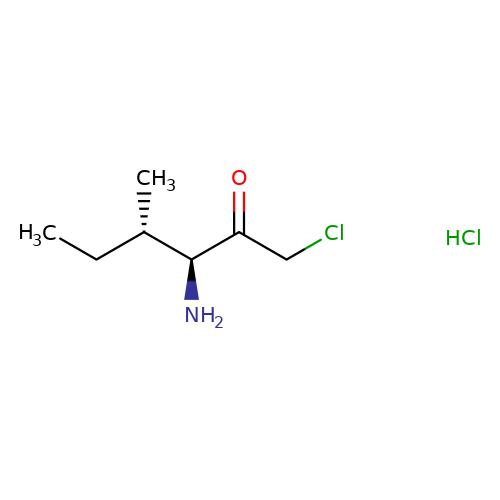 (3S,4S)-3-Amino-1-chloro-4-methylhexan-2-one HCl 3D-JCA07944