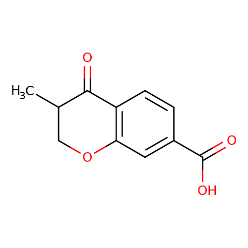 3-Methyl-4-oxochroman-7-carboxylic acid 3D-LHD98056