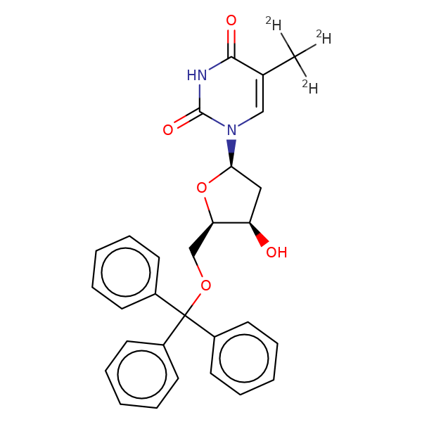 5'-O-Trityl-D3-thymidine 3D-NT08920 | Cymit Química