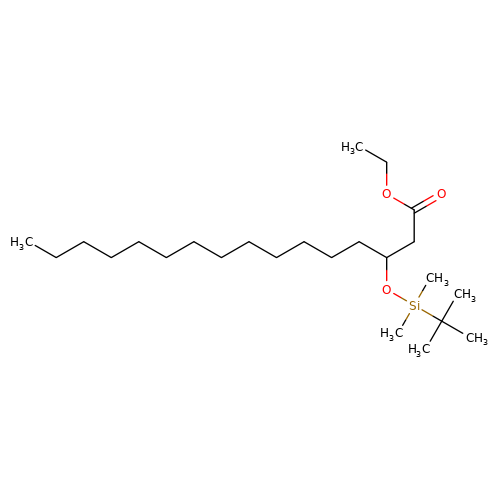 (3R)-3-[[(1,1-Dimethylethyl)dimethylsilyl]oxy]hexadecanoic acid ethyl ...