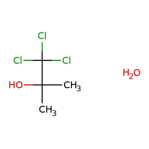 1,1,1-Trichloro-2-methyl-propanol hydrat 3D-WSB67835