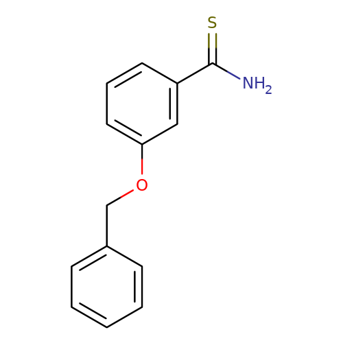 3-(Benzyloxy)benzene-1-carbothioamide 3D-ZAA72335 | CymitQuimica