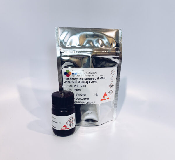 USP Uniformity of Dosage Proficiency Test 40-PHPT-008