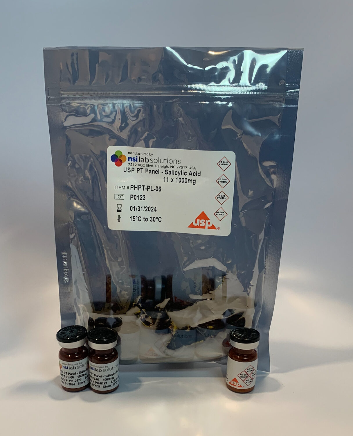 USP Proficiency Test Panel - Salicylic Acid #PHPT-PL-06 40-PHPT-PL-06