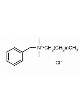 Benzalkonium chloride, alkyl distribution from C8H17 to C16H33 FT ...