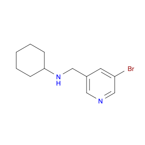 N-((5-Bromopyridin-3-yl)methyl)cyclohexanamine