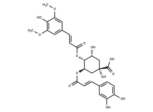 3-O-Caffeoyl-4-O-sinapoylquinic acid | CymitQuimica