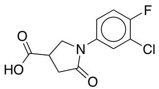1-(3-Chloro-4-Fluorophenyl)-5-Oxopyrrolidine-3-Carboxylic Acid TR-C386870
