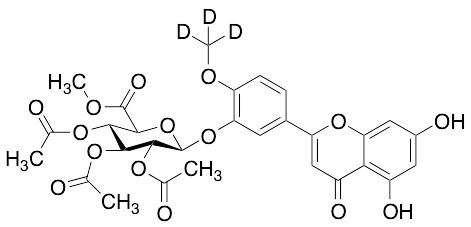 Diosmetin-d3 3-O-β-D-Glucuronide Triacetate | CymitQuimica