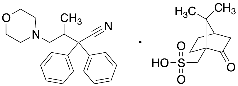 rac-β-Methyl-α,α-diphenyl-4-morpholinebutanenitrile (R)-10…